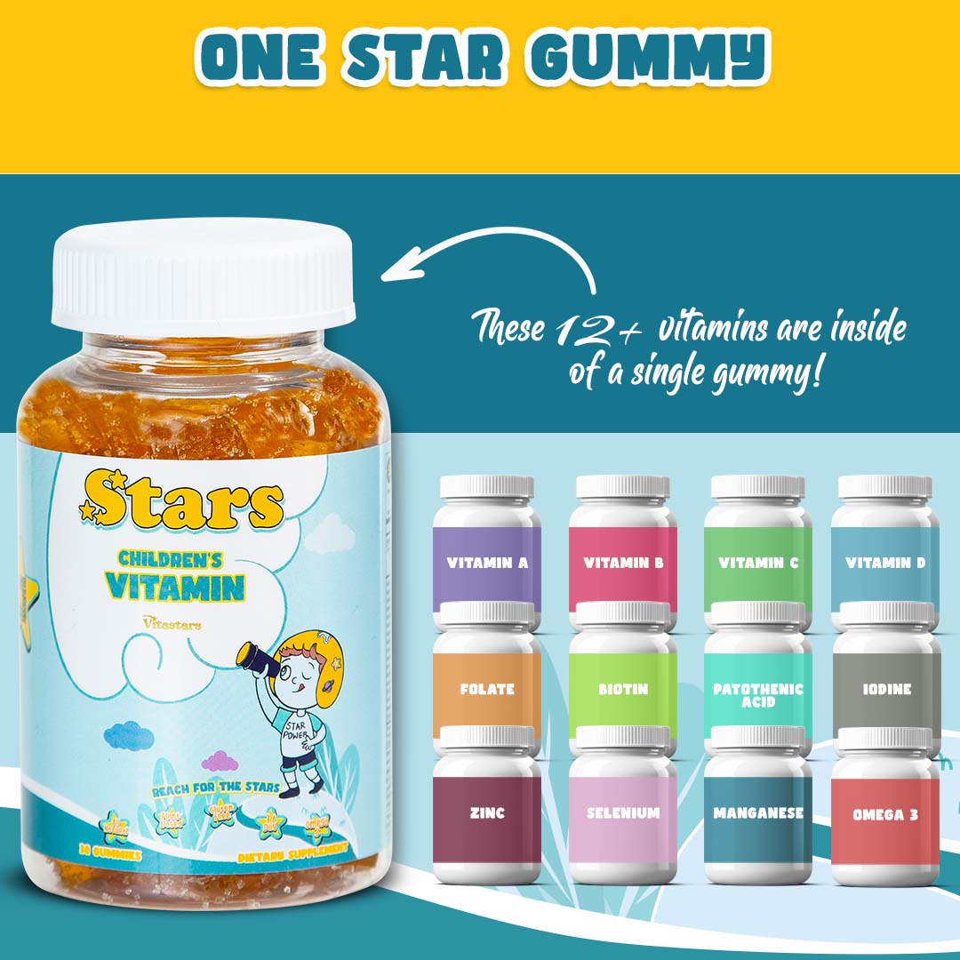 Vitastars - All Natural Plant Based Children's Vitamins