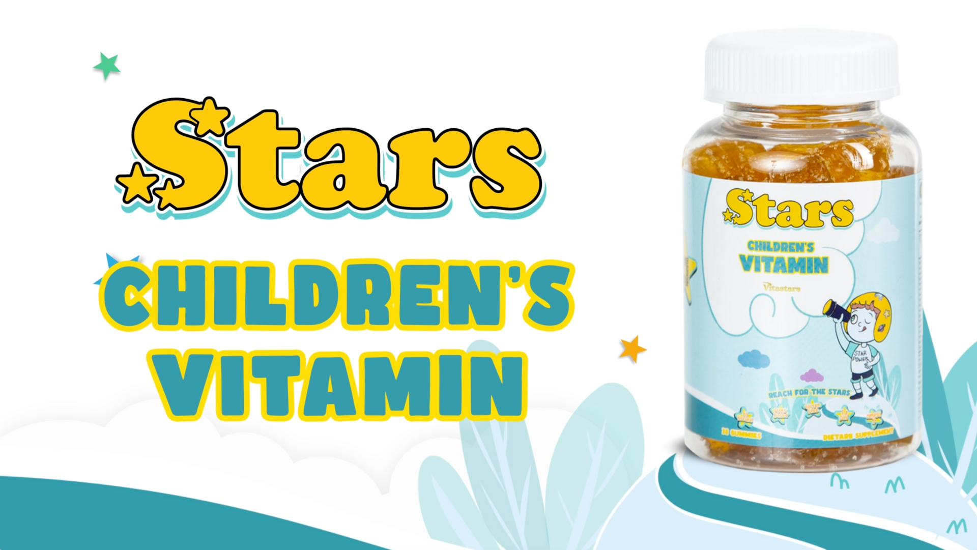 Vitastars - All Natural Plant Based Children's Vitamins