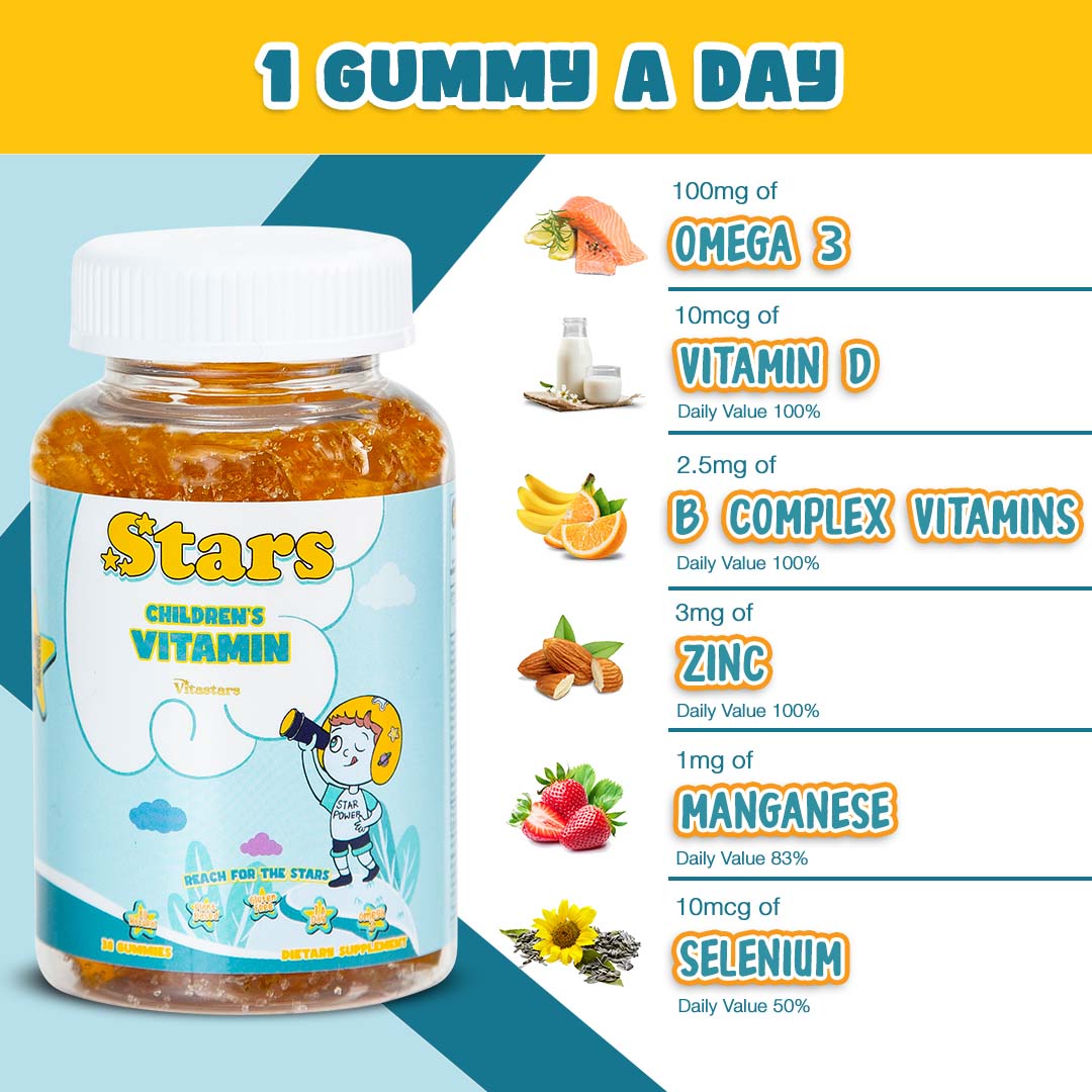 Vitastars - All Natural Plant Based Children's Vitamins